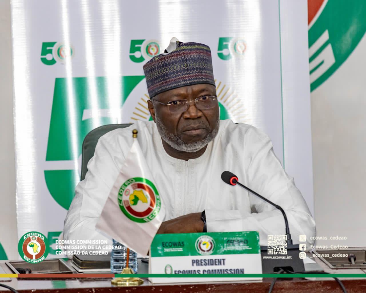 ECOWAS President H.E. Omar Alieu Touray Addresses the Exit of Burkina ...