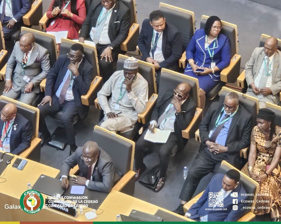 ECOWAS President Dr. Omar Alieu Touray Joins African Union Summit as ...