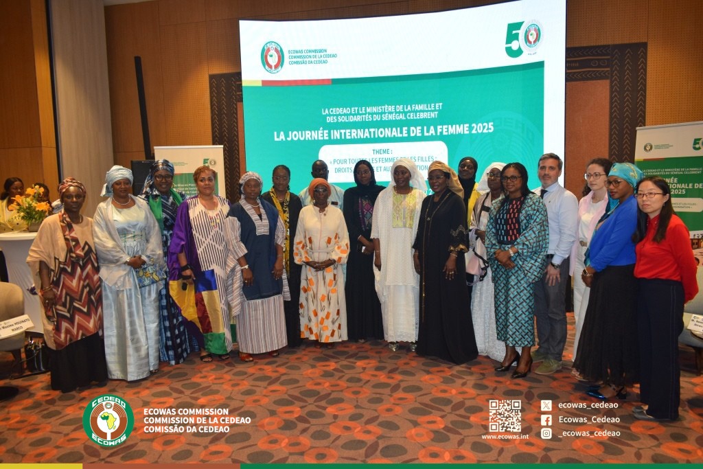 IWD 2025: ECOWAS Launches Sanitary Towel Production Unit in Senegal ...