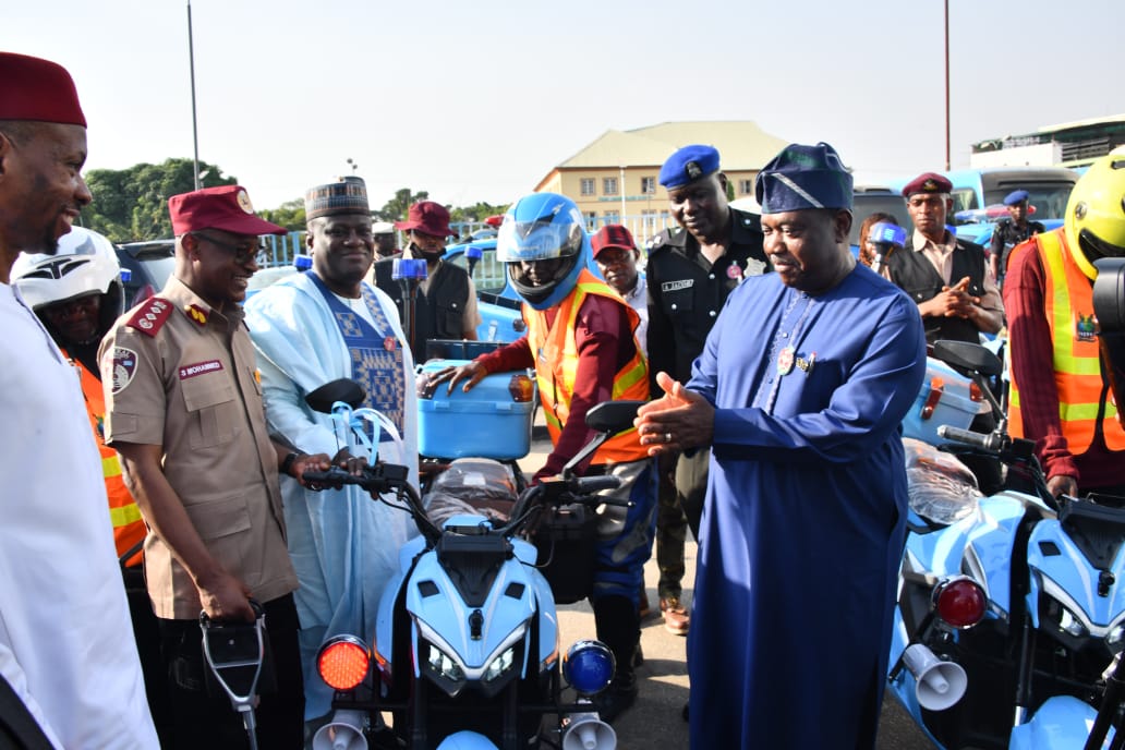 SGF Unveils Electric Motorbikes for FRSC, Boosting Traffic Control and ...