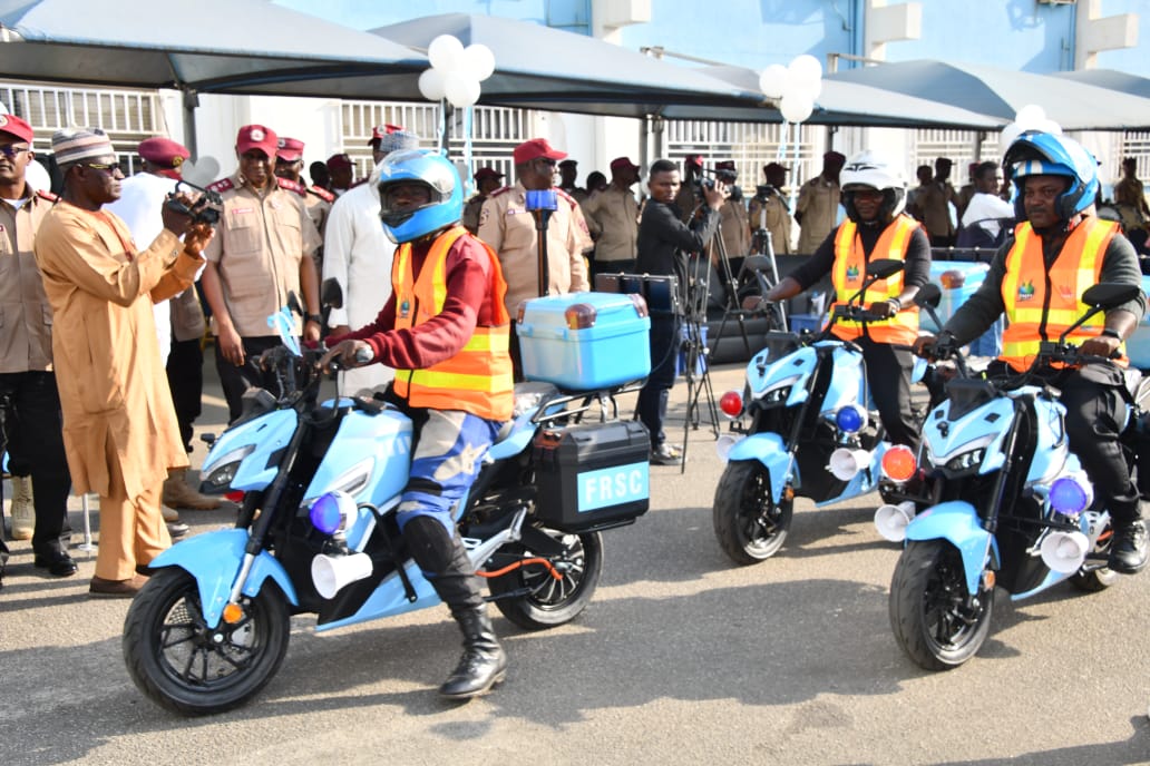 SGF Unveils Electric Motorbikes for FRSC, Boosting Traffic Control and ...